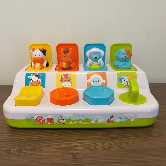 Toys | Infantino Pop Up And Turn Animal Pal Development Toy Hand ...
